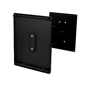 Monolith 28in Steel Speaker Stand - with Adjustable Top Plate, Hold Speakers Weighing Up to 75 Pounds, Scratch‑Resistant