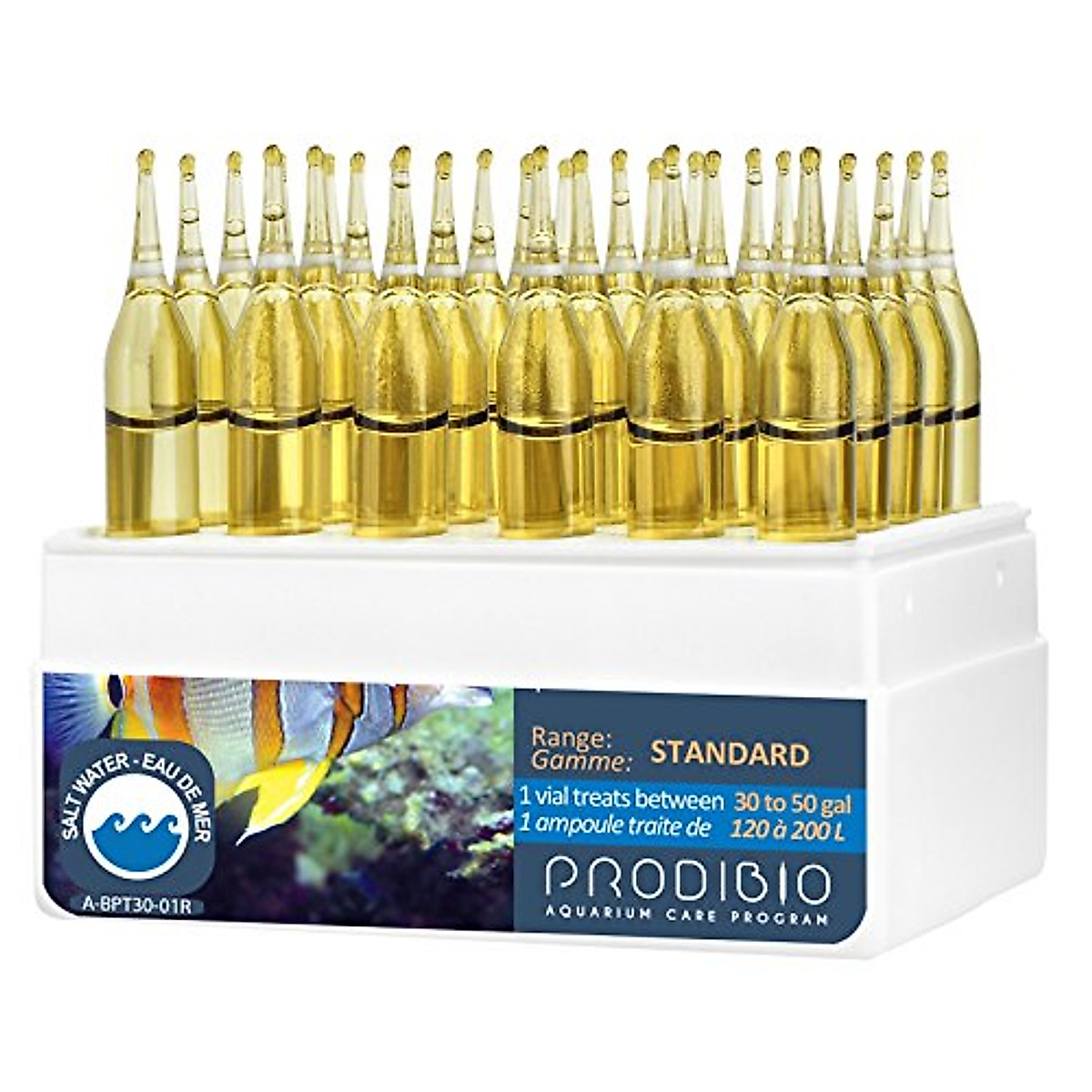 Prodibio Bioptim, Nutrients for Bacteria, Saltwater, 30/1 mL vials, 30 gal and up