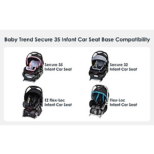 Baby Trend Secure 35 Infant Car Seat Base, Black