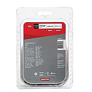 Oregon R50 AdvanceCut Replacement Chainsaw Chain for 14-Inch Guide Bars, 50 Drive Links, Pitch: 3/8" Low Vibration, .043" Gauge, Fits Various Stihl Models