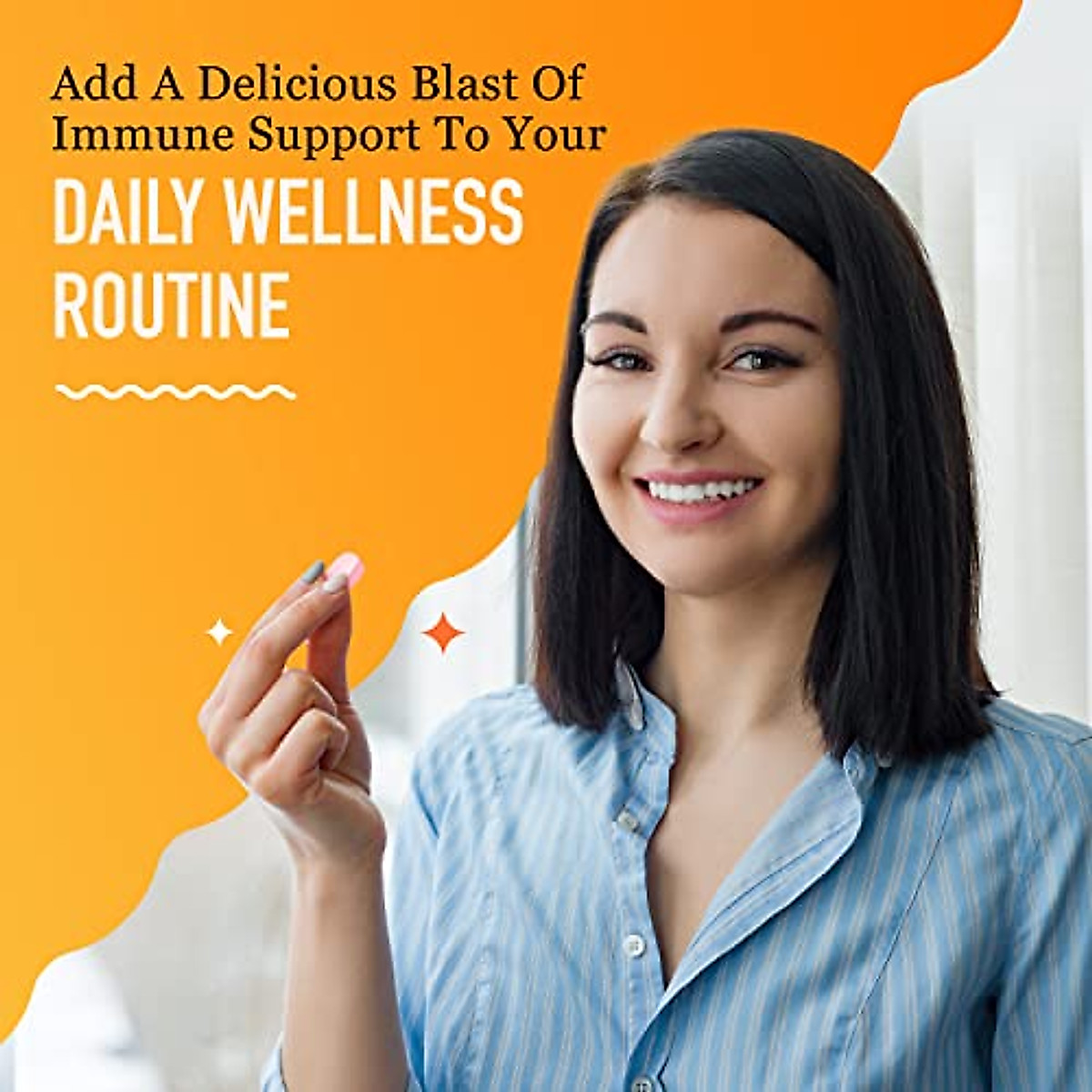 Airborne Vitamin C 1000mg (per serving) - Very Berry Chewable Tablets (32 count in a box), Gluten-Free Immune Support Supplement, With Vitamins A C E, ZINC, Selenium, Echinacea & Ginger, Antioxidants