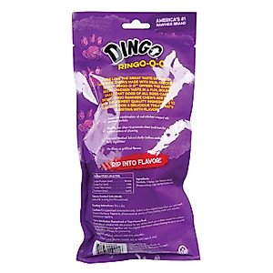 Dingo Ringo-o-o 5 Count, Ring-Shaped, Rawhide Chew For All Dogs