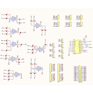 PCF8591 Expansion Board LED GPIO IO Test ADC/DCA Sensor Beginner Board for Raspberry Pi