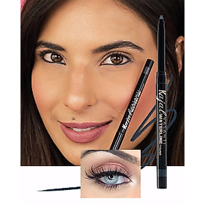 VASANTI Kajal Waterline Eyeliner Pencil - Long-lasting, Waterproof, Smudge-proof, Safe for Sensitive Eyes, Waterline Eye Liner - Opthalmologist Approved and Tested (Slate Grey)
