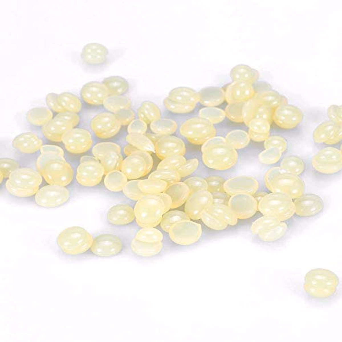 Depilatory Wax Beans,100g/Bag No Strip Hard Body Waxing Beans for Hair Removal (Honey)