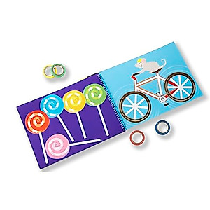 Melissa & Doug Tape Activity Book: 4 Rolls of Easy-Tear Tape and 20 Reusable Scenes