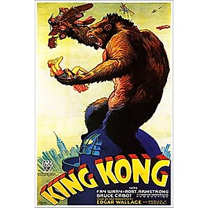 American Gift Services - King Kong Vintage Movie Poster 3-24x36