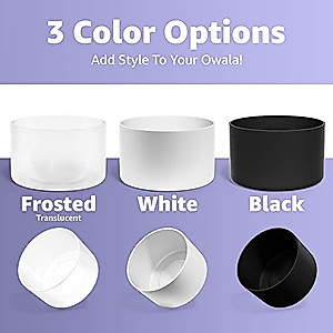 Jmoe USA Silicone Sleeve for Owala 40oz Tumbler | Fits Handle Tumbler Only | Anti-Slip Boot | Protects Against Dents & Scratches | Protector for Bottom of Cup | Made of Durable BPA Free Silicone