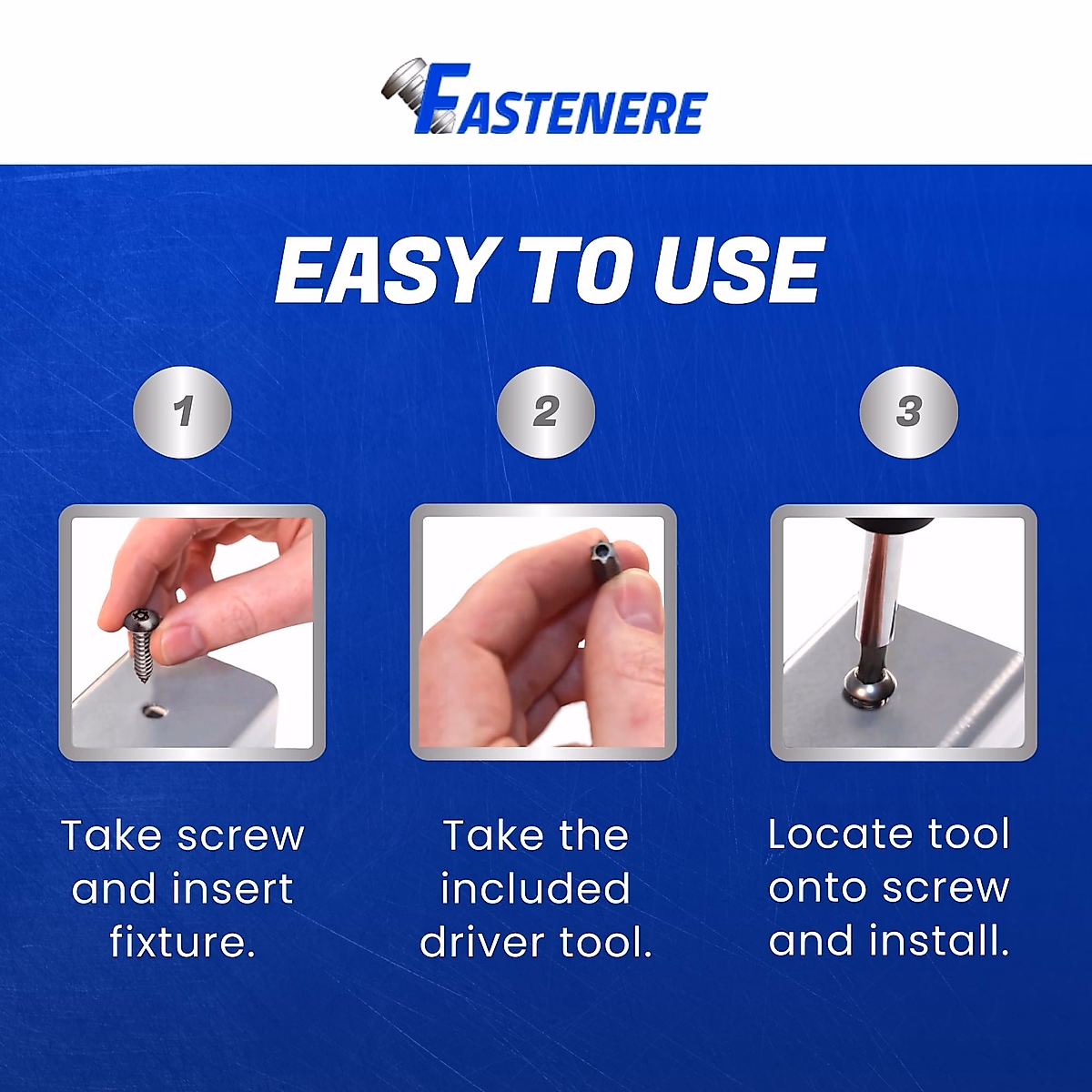 Fastenere Torx Security Sheet Metal Screws - #8 x 1" (25-Pack) Button Head, Tamper-Resistant, Anti Theft Stainless Steel Screws for Higher Level of Safety & Secure Fastening Solution