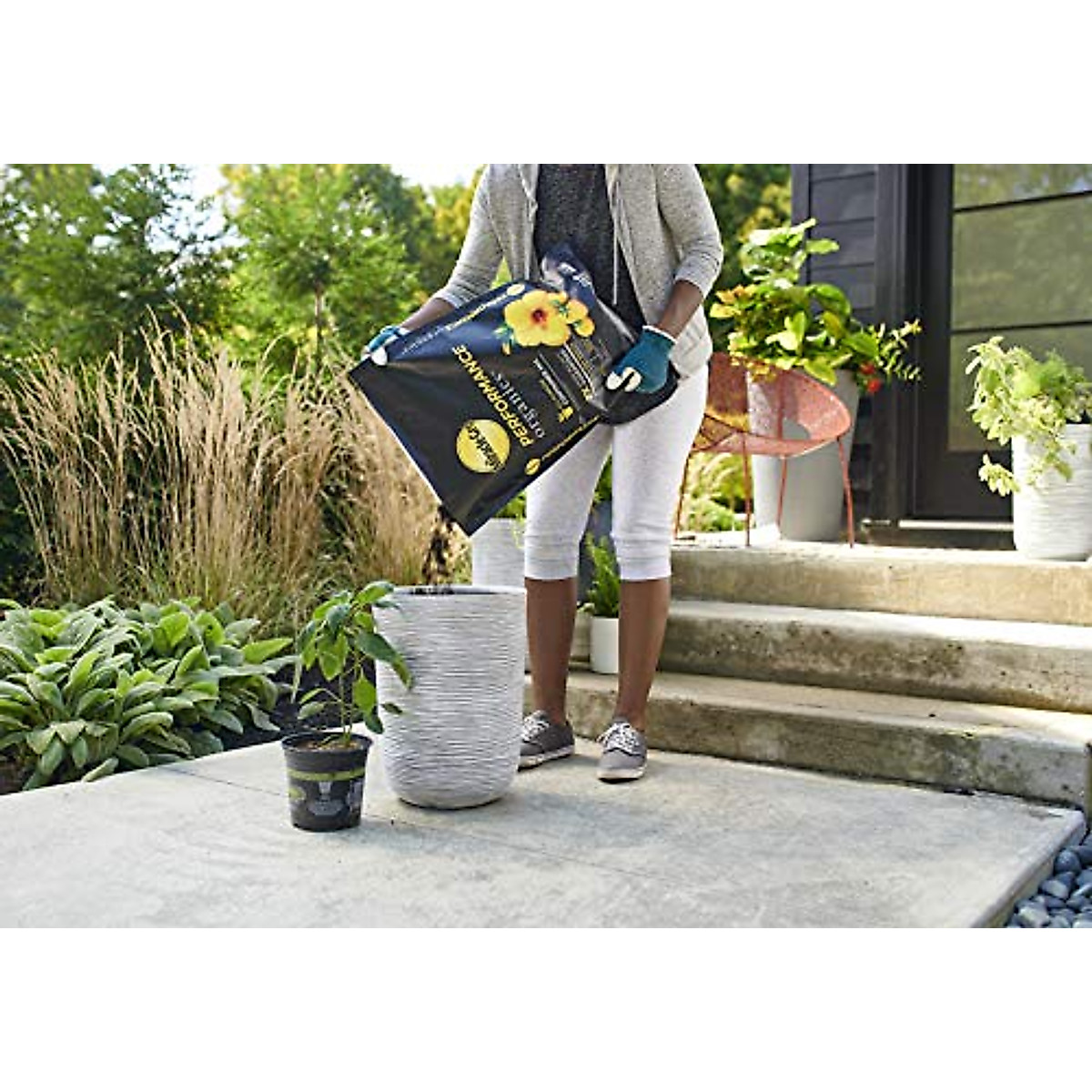 Miracle-Gro Performance Organics All Purpose Container Mix, 16 qt. - Organic, All Natural Plant Soil - Feed for up to 3 Months - All-Purpose Formula for Vegetables, Flowers and Herbs