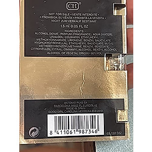 Carolina Herrera Supreme New 2020 Release Sample Spray Vial 1.5ml 0.05fl oz