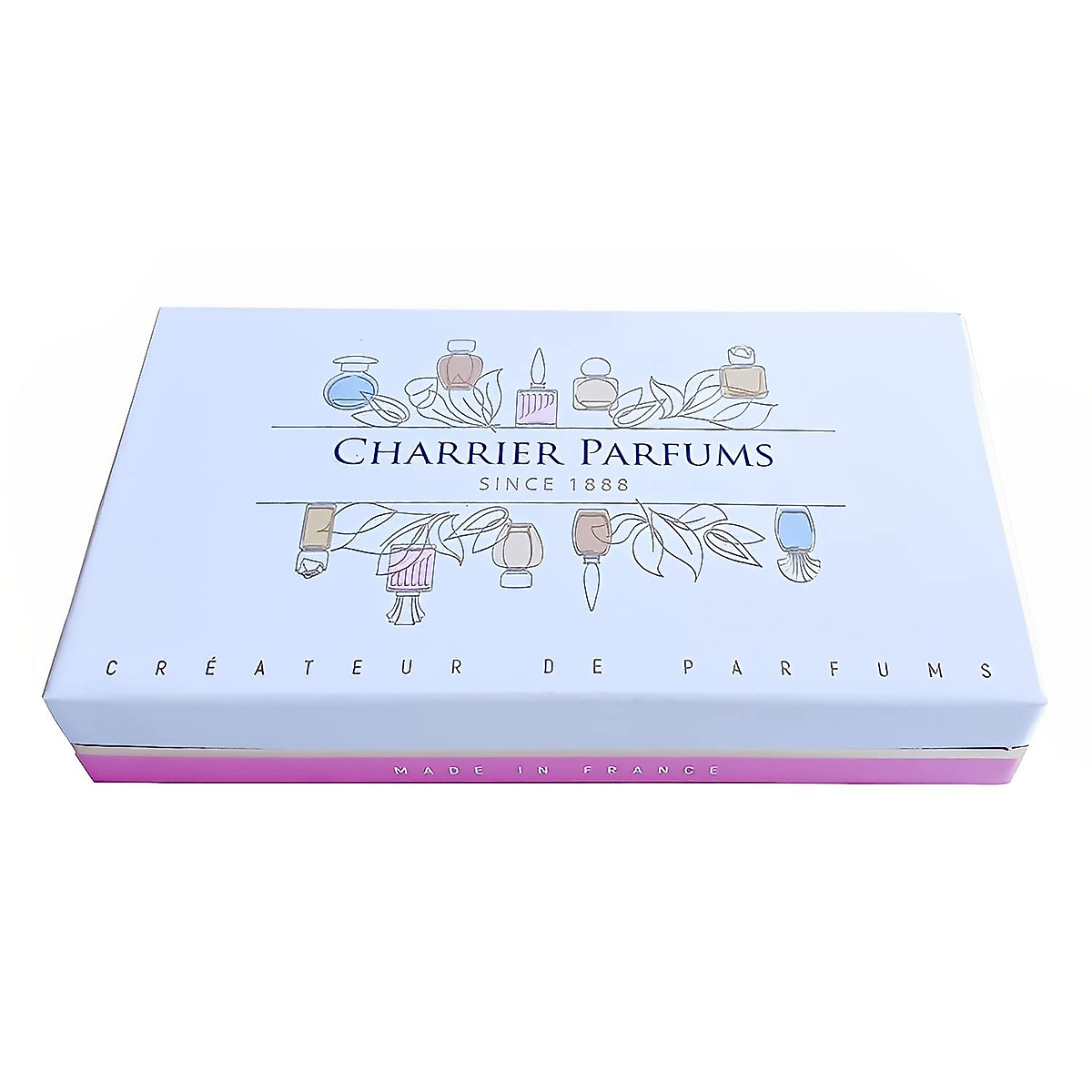 Charrier Parfums - 10 Eaux de Parfum Gift Box - 'Collection Précieuse' - 58.8 ml - Made in Provence, France
