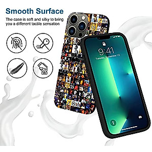 Basketball Stars Designed for iPhone 13 Pro Max Case, Kobe Gather Pattern Compatible with iPhone 13 Pro Max Case 6.7 inch, TPU Anti-Scratch Shockproof Soft Case (Kobe Gather)