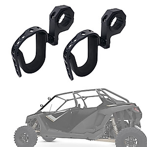 UTV Gun Holders 2 Sets - StarknightMT Roll Bar Tool Gun Racks Fits 1 1.5 1.75 2 Inches Roll Bar, Compatible with Polaris RZR Ranger Can-Am Kawasaki Snowmobile Golf Cart