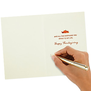 Hallmark Signature Peanuts Thanksgiving Card (Snoopy and Woodstock)