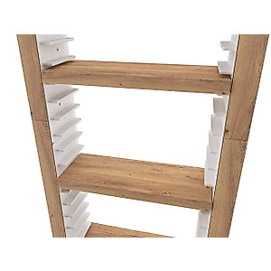 EZStudRack Shelving System for Garages, Sheds, Pantries, Closets, and More. Includes 32 EZStudRacks & 128 Screws- WOOD NOT INCLUDED