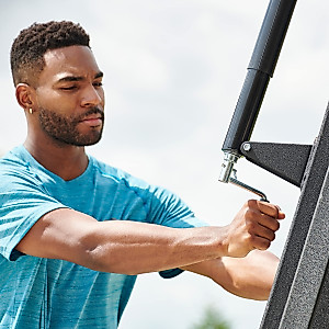 Spalding The Beast® 60" Tempered Glass Portable Basketball Hoop