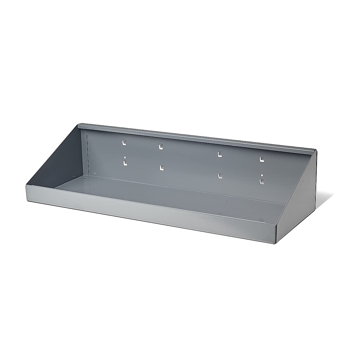 Triton Products 56186 LocHook 18-Inch Width by 6-1/2-Inch Deep Epoxy Powder Coated Shelf for LocBoard, Gray