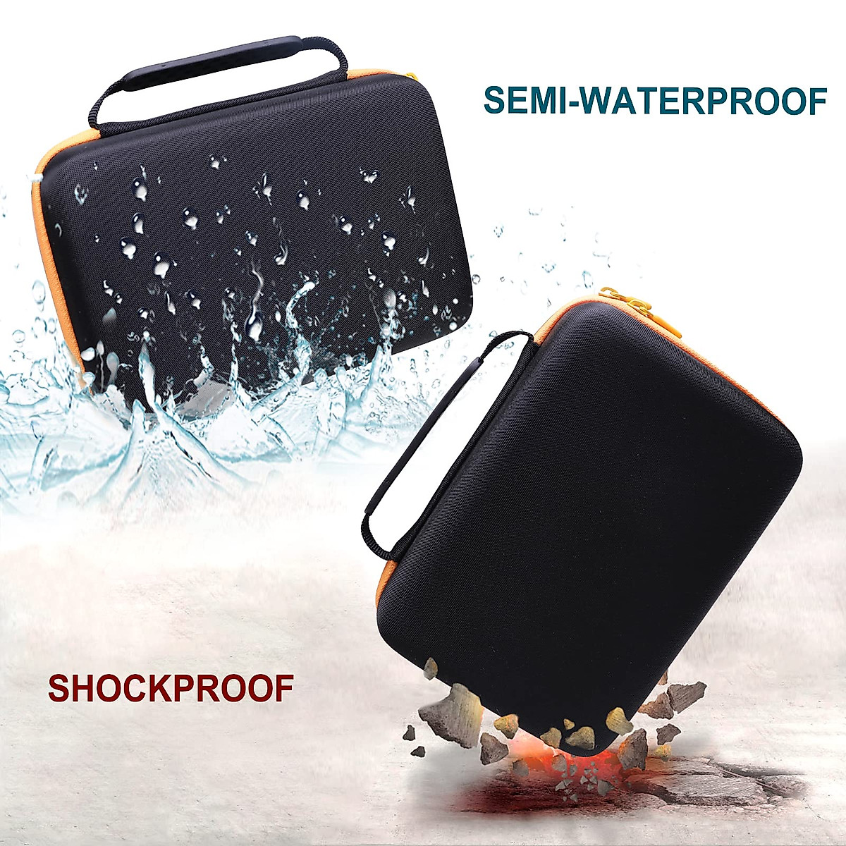 LTGEM EVA Hard Case for AuKing 2022 Upgraded 1080P Supported Outdoor Projector & ARTSEA 1080P Supported 4500L Portable Projector - Travel Protective Carrying Storage Bag