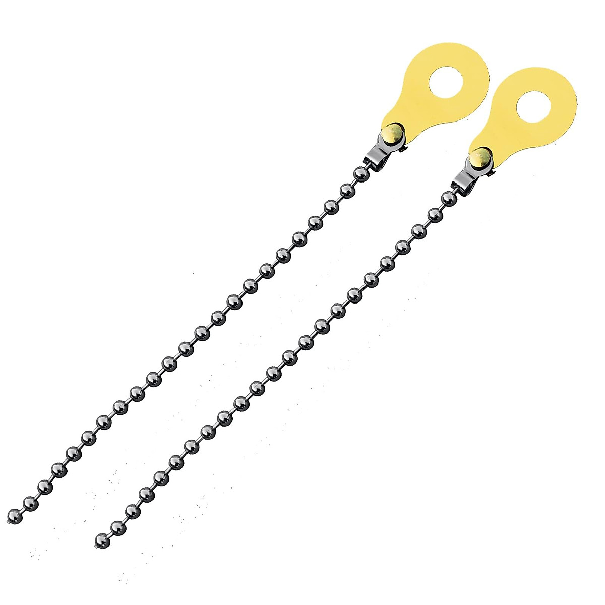 Arborea Cymbal Sizzler Chain 2Pcs Cymbal Hiss Sound Effect Adjustment Cymbal Chain For Ride, Crash, China, Drum Kits,Jazz Drum with No Rivets Required Sizzler Cymbal