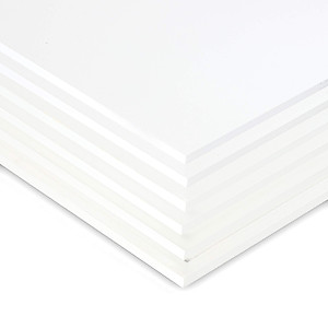 Bright Creations Clear Acrylic Place Cards for Weddings, Table Seating (5x7 In, 20 Pack)