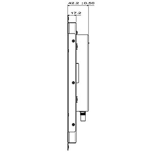 YILETEC 15.6" METAL OPEN FRAME YL-156OFCT 16:9 1080P CAPACITIVE MULTI-TOUCH SCREEN WITH HDMI,VGA AND COMPOSITE INPUT