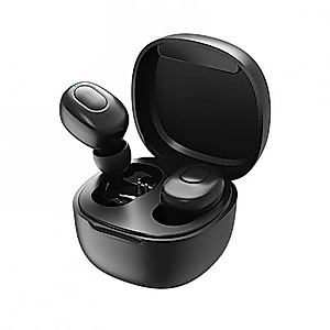 Macaron in Ear Mini Bluetooth Earbuds, Wireless Headphones with Charging Case, Bass Noise Cancelling Sweatproof Sports Headphones Built in Microphone