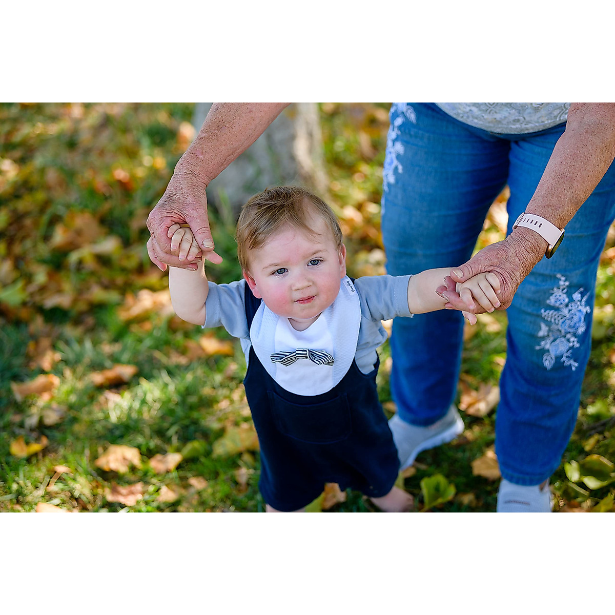 Gavvy Baby Bibs for Boys, Baby Bandana Bibs, Drool Bibs Baby Essentials for Newborn Boys, Cotton Bibs w/Waterproof Lining, Newborn Essentials Must Haves Baby Boys, Bow Tie Bibs