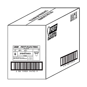 Feit Electric BPBAB/930CA/6 20W EQ DM MR16 LED Light Bulb, 6 Bulbs