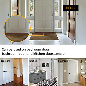 SWISSELITE 36 Inch Under Door Draft Stopper,Sound Proof Reduce Noise,Energy Saving Under Door Draft Stopper Door Weather Stripping