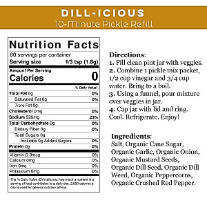 Dill-icious Pickle Kit Refill