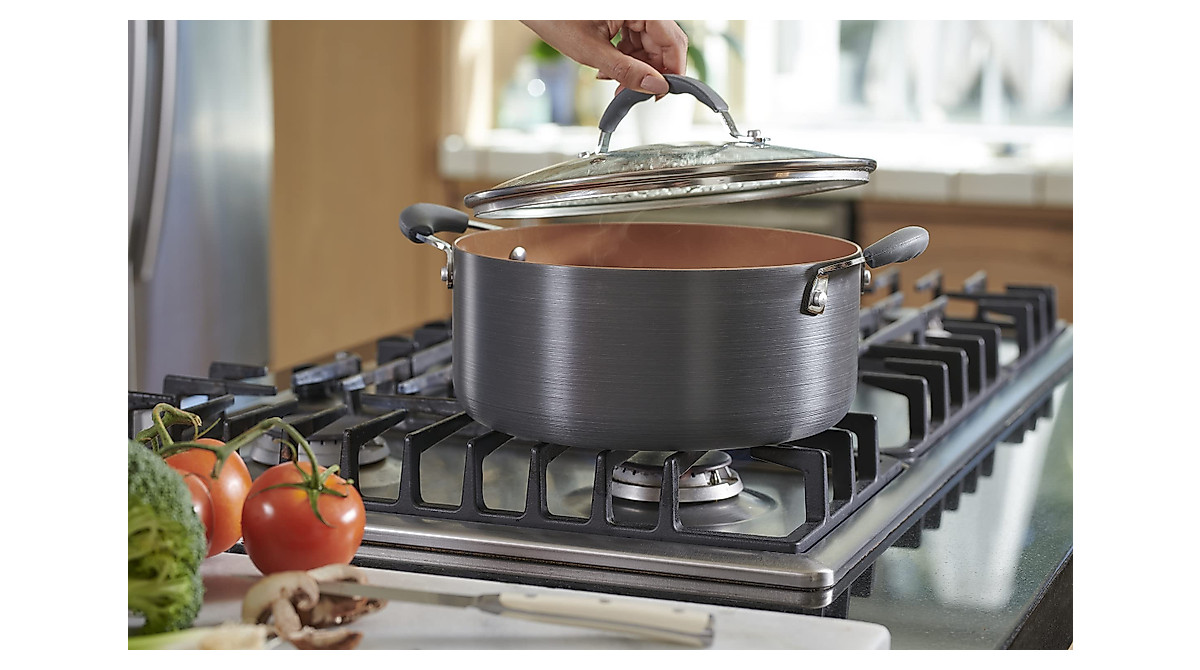 Shop Servappetit 5 qt Copper Nonstick Dutch Oven