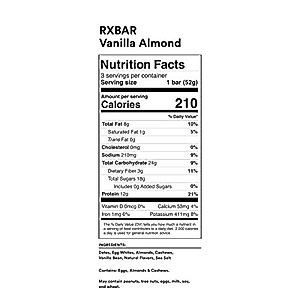 RXBAR Protein Bar, Variety Pack, 10 Flavors, 55oz Box (30 Bars)