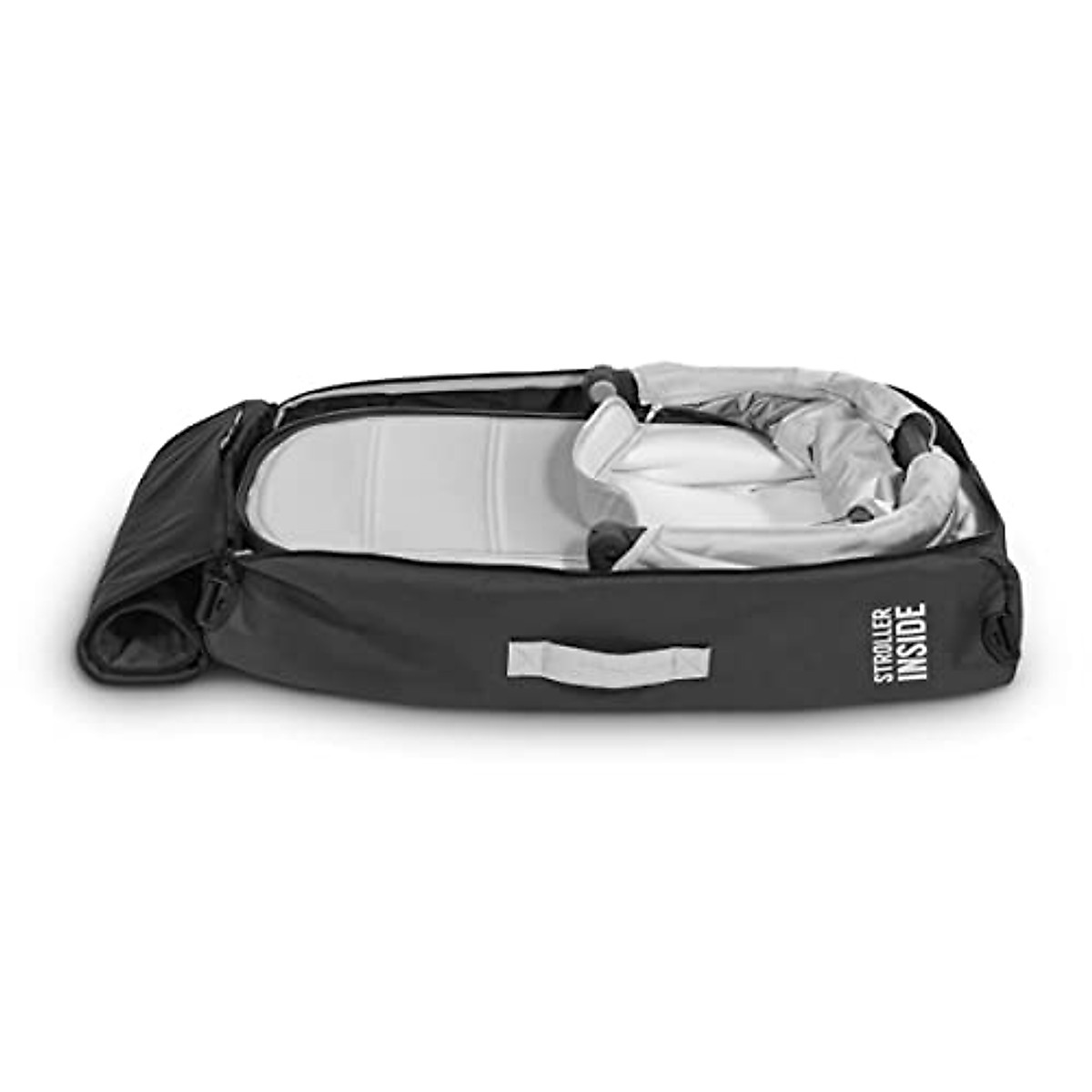 UPPAbaby RumbleSeat/Bassinet Travel Bag with TravelSafe , Black/Blue