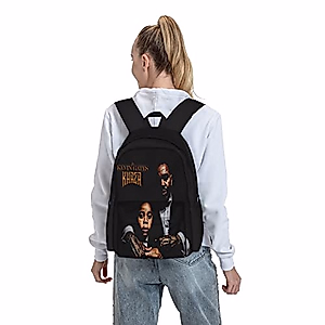 Kevin Rock Rapper Gates Backpack Women Men Students School Bag Fashion Backpack For College High School