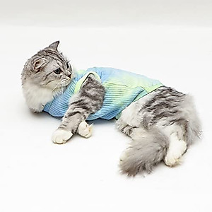 Neiwech Dog Sweaters for Small Dogs Knitted Pet Dog Sweater Soft Warm Dog Sweatshirt Dog Winter Clothes Puppy Sweater Blue Green S