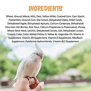 Vitakraft 3 Pack of Apple & Honey Crunch Sticks for Cockatiels, 2 Sticks Each