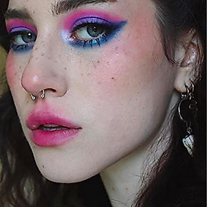 LOYAL BOOK 104pcs Piercing Kit 14G16G Belly Button Piercing Kit Septum Piercing Kit Belly Piercing Kit Piercing Kits for all piercings (Stainless steel color)