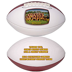 Personalized Custom Photo Regulation Football - Any Image - Any Text - Any Logo