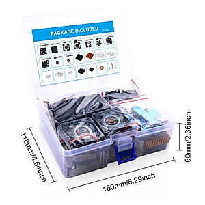 GeeekPi Heatsink Fan Kit for Raspberry Pi, Cooler Fan Heatsink Set with PWM Speed Control Fan for Cooling Raspberry Pi 4, Pi 3 B+, Pi 3 B, Pi 2, Pi B+, Pi Zero/Zero W and Jetson Nano, RockPi