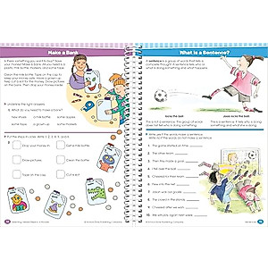 School Zone - Big Third Grade Workbook - 320 Spiral Pages, Ages 8 to 9, 3rd Grade, Reading, Writing, Math, Science, History, Social Science, and More (Big Spiral Bound Workbooks)