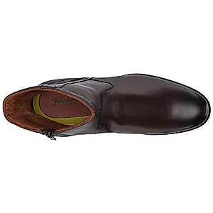 Florsheim mens Medfield Plain Toe Zip Fashion Boot, Brown, 10.5 Wide US