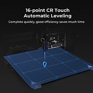 Creality Ender 3 S1 Pro 3D Printer 300℃ High-Temp Nozzle Sprite Full Metal Direct Drive Extruder CR Touch Auto Leveling Bed Silent Mainboard Filament Sensor Printing Size 10.6X8.6X8.6in Black