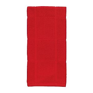 T-Fal Textiles Cotton Dish Towl, Red