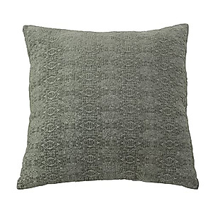 Deco 79 Modern Square Cotton Pillow 7"W x 18"H Light Green