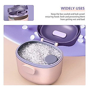 Toyvian Baby Formula Dispenser with Scoop, Baby Milk Formula Dispenser, Portable Storage Formula Containers for Travel, Baby Snack Storage Container, Baby Feeding Travel Storage Container