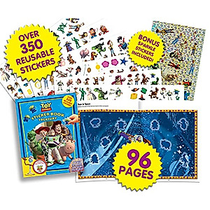 Disney / Pixar Toy Story Sticker Book Treasury - Activity Books for kids, 350 reusable stickers, 96 pages of fun