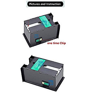 UniPrint T6711 Maintenance Box with chip Compatible for WF-3640 WF-3540 WF3620 WF3520 WF-7611 7621 WF-7210 WF-7710 WF-7720 PX-M5040F ET-16500 Printer