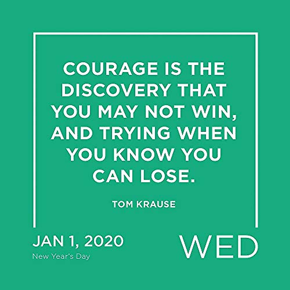 2020 Inspire Daily Desktop Calendar