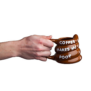 BigMouth BMMU-0024 "Coffee Makes Me Poop" Coffee Mug, 14 ounces